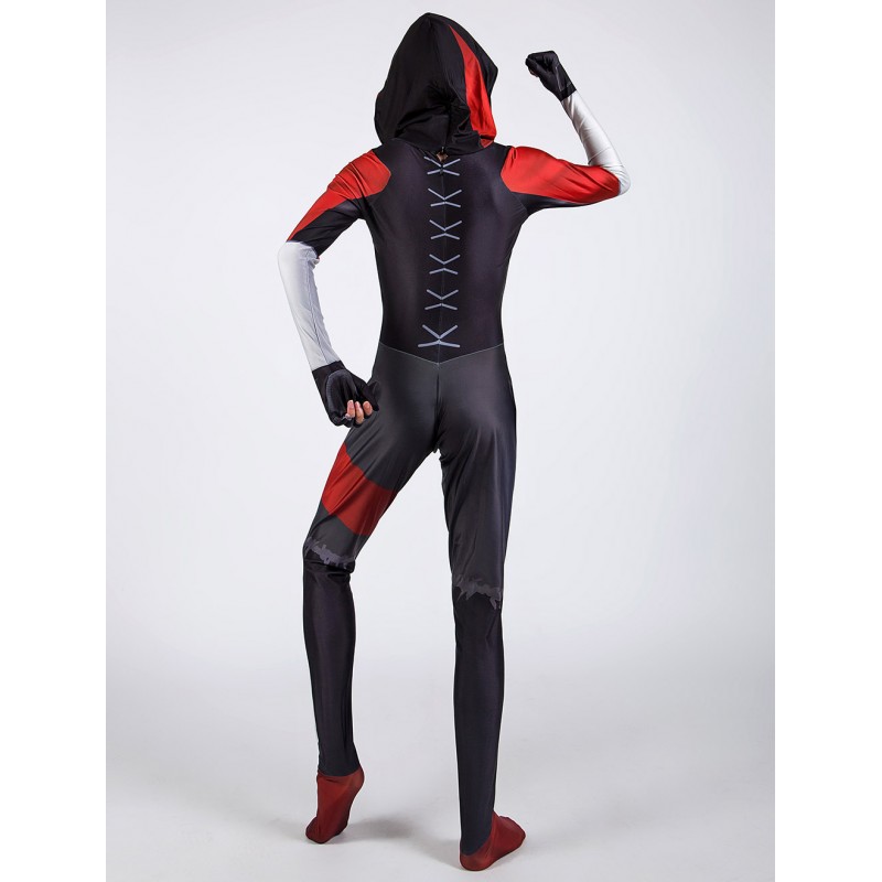 Fortnite Cosplay Samsung S10 Ikonik Skin Tuta Cosplay Zentai Halloween
