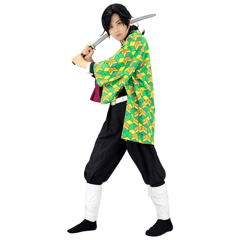 Demon Slayer Kimetsu No Yaiba Tomioka Giyuu Kimono Solo anime Costumi ...