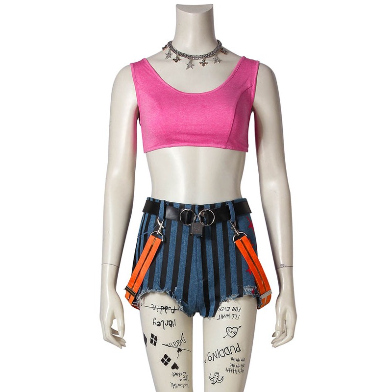 Birds Of Prey Harley Quinn Cosplay Set completo DC Film Costumi Cosplay
