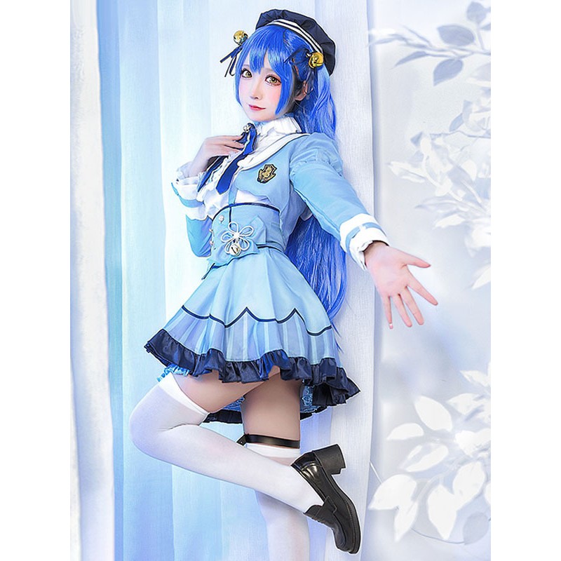 Vtuber Nijisanji Posanke Amamiya Kokoro Gorgeous Blue Dress Outfit ...